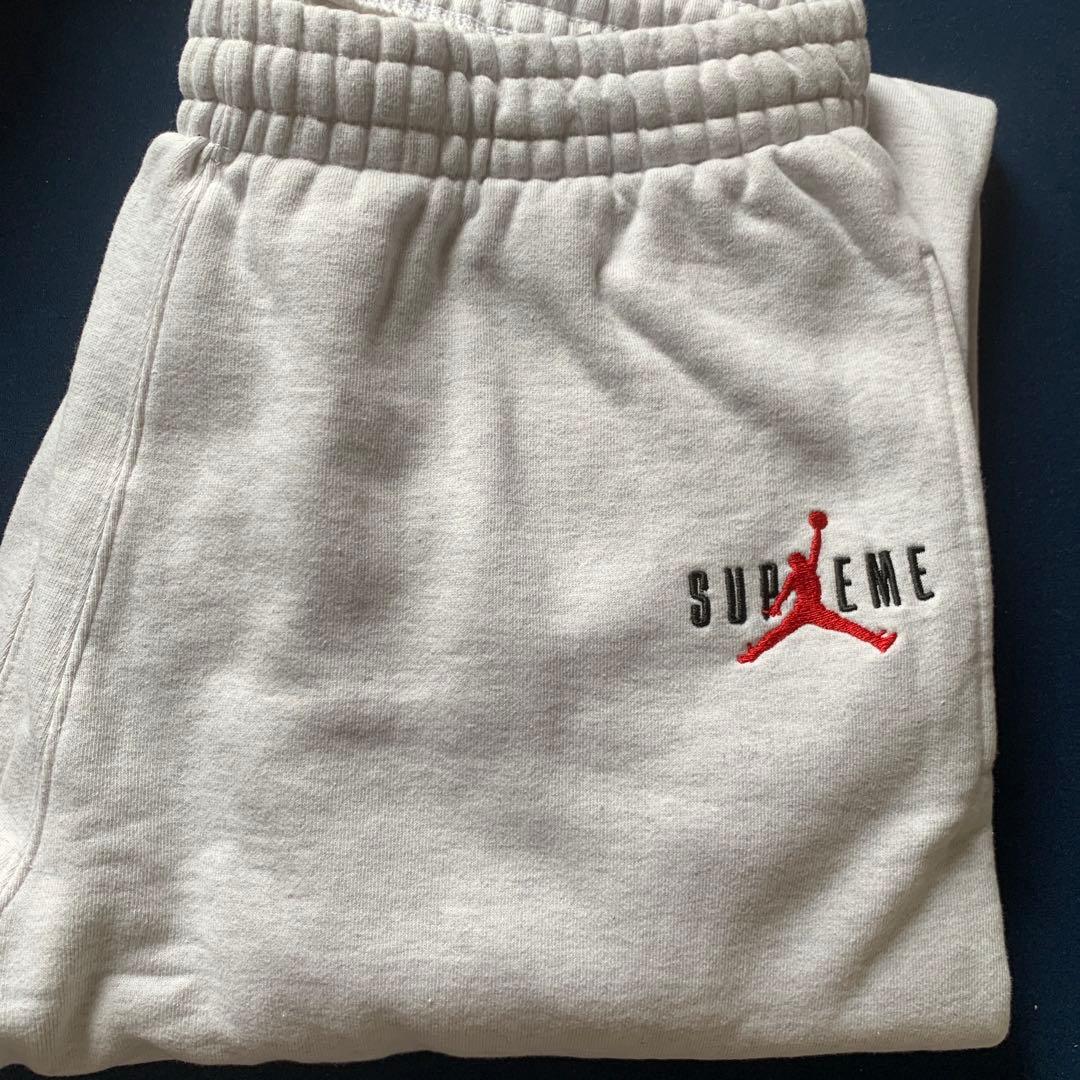 ウェア Supreme x Jordan Sweatpant \"Ash Grey\"