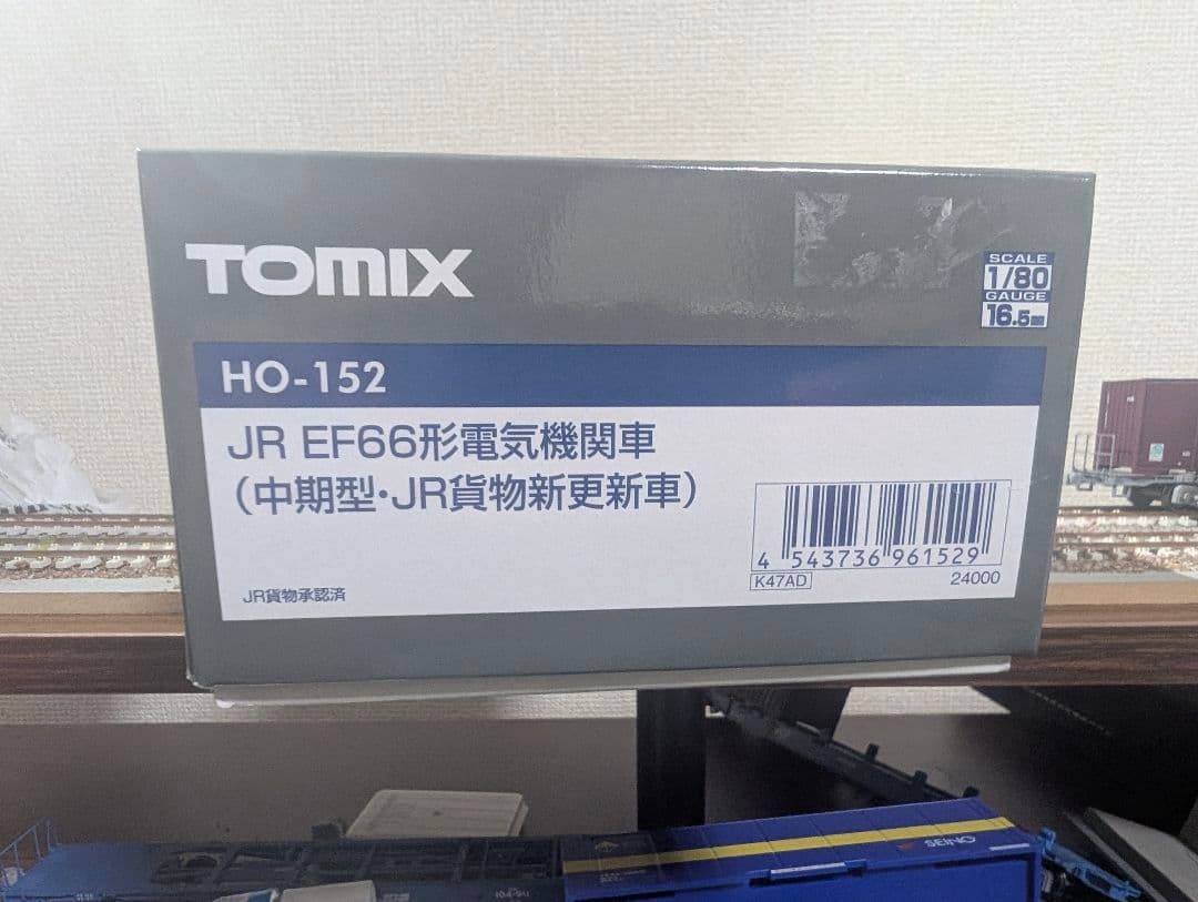 （ef62-20）TOMIX HO-152 EF66(中期型・JR貨物新更新車)