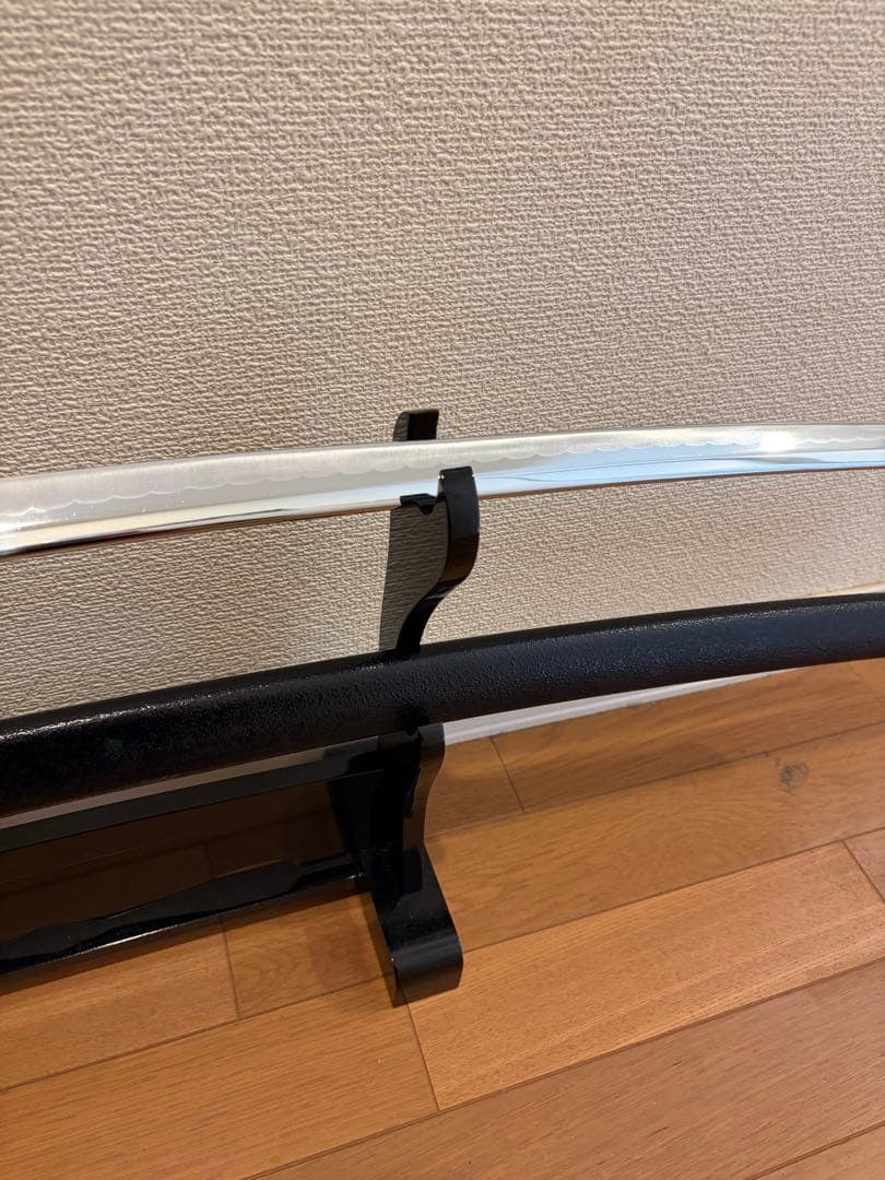 高級模造刀 炫明黑 美術刀 乱れ波紋