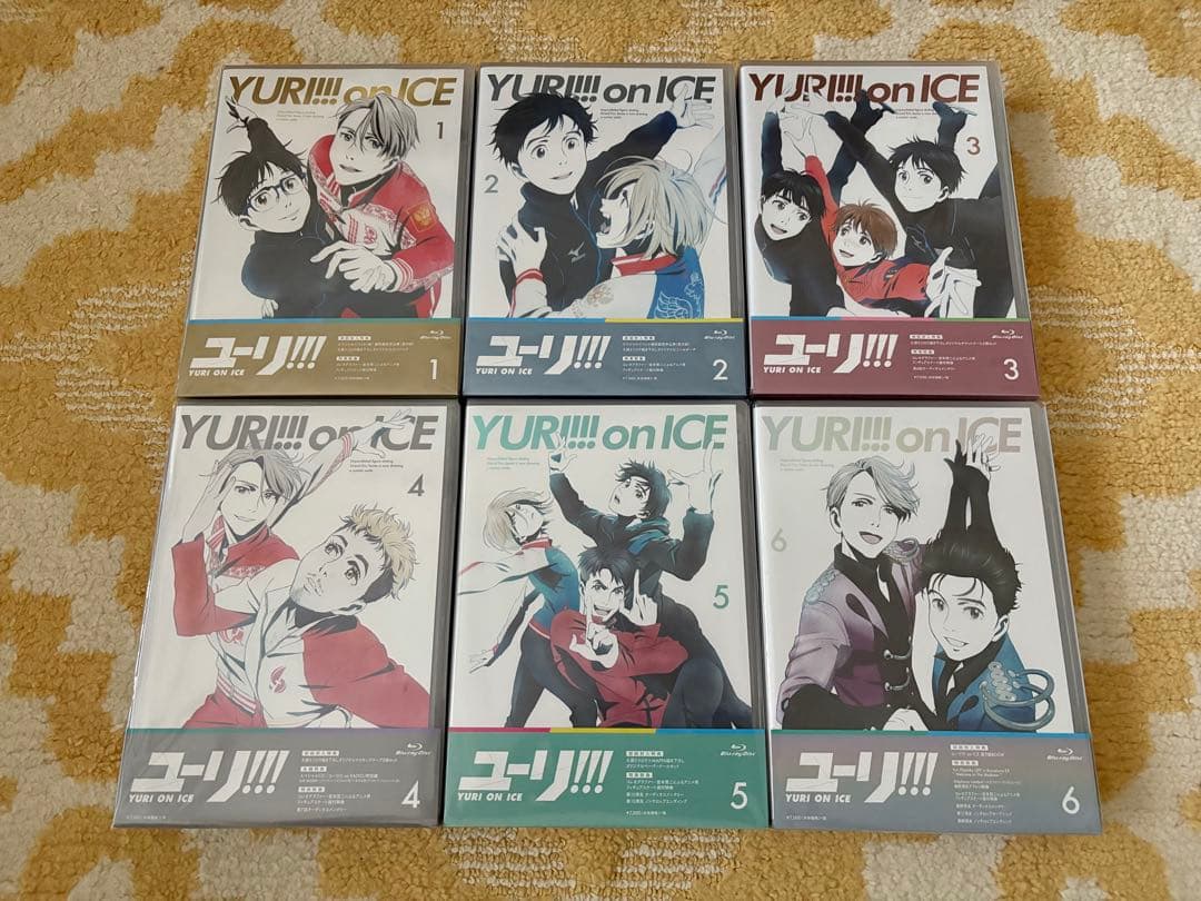 【特典付・未開封】ユーリオンアイス Blu-ray 全巻 雑誌 セット