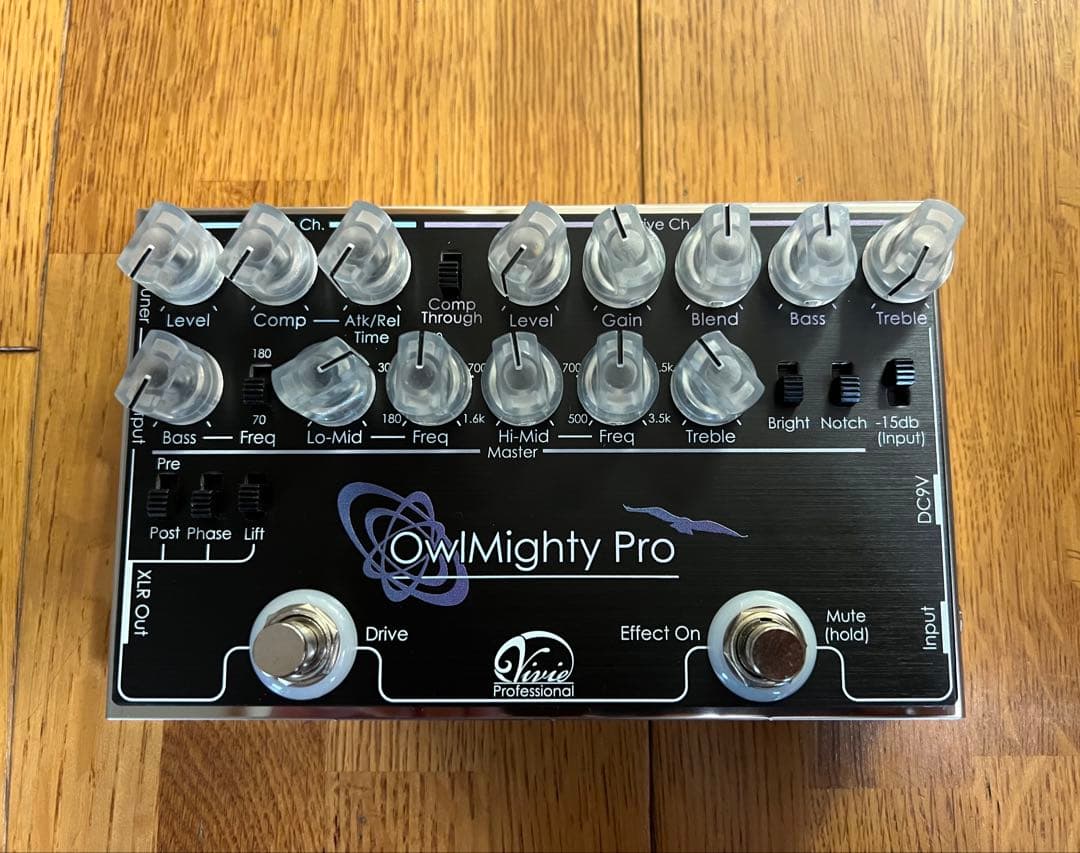 Vivie OwlMighty Pro ベースエフェクター