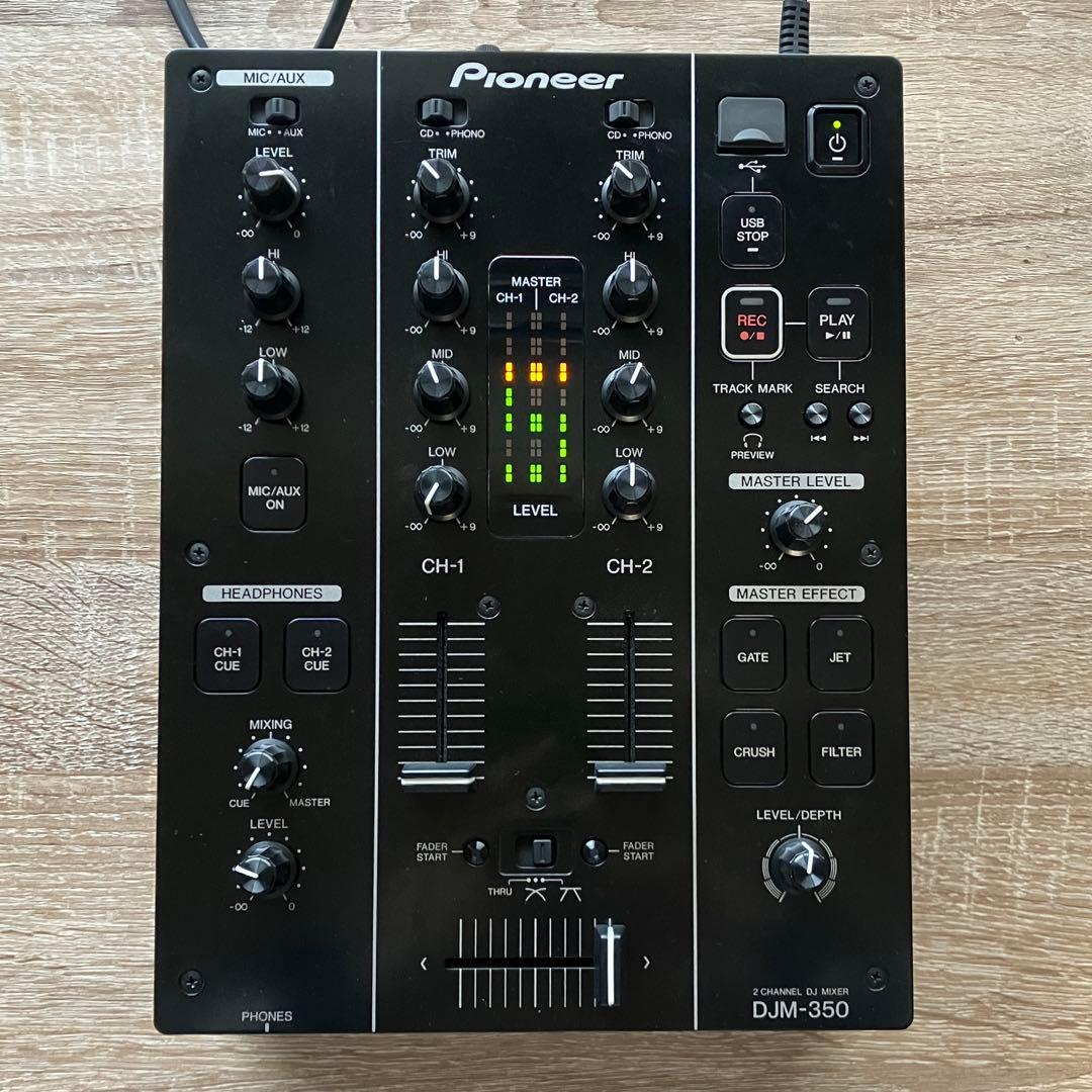 Pioneer DJ DJM-350 2015年製 美品 動作良好 おまけ付き