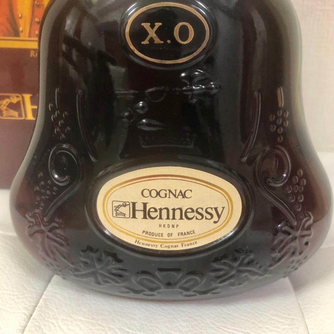 古酒　Hennessy XO ブランデー　金キャップ　グリーンボトル　入手困難