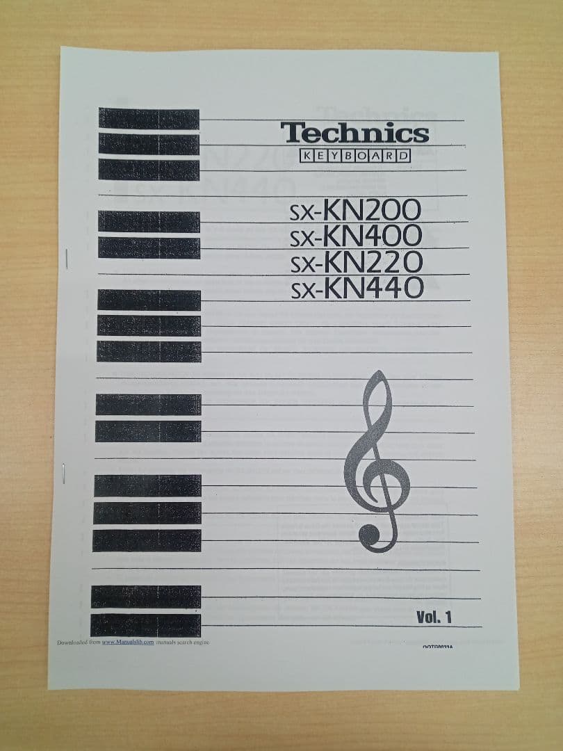 【レア・簡易動作確認済】Technics SX-KN440 テクニクスキーボード