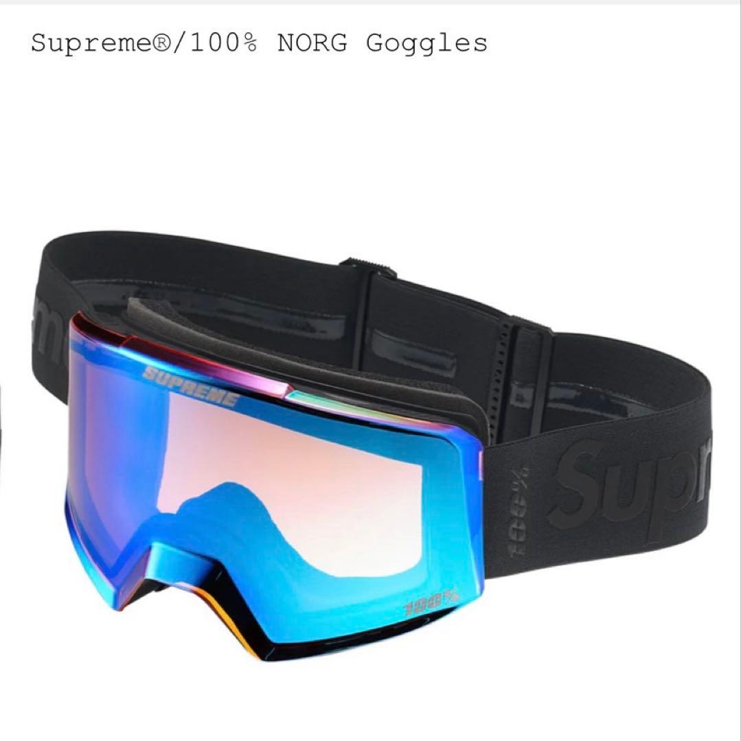スキー・スノーボードアクセサリー supreme 100% NORG Goggles Black