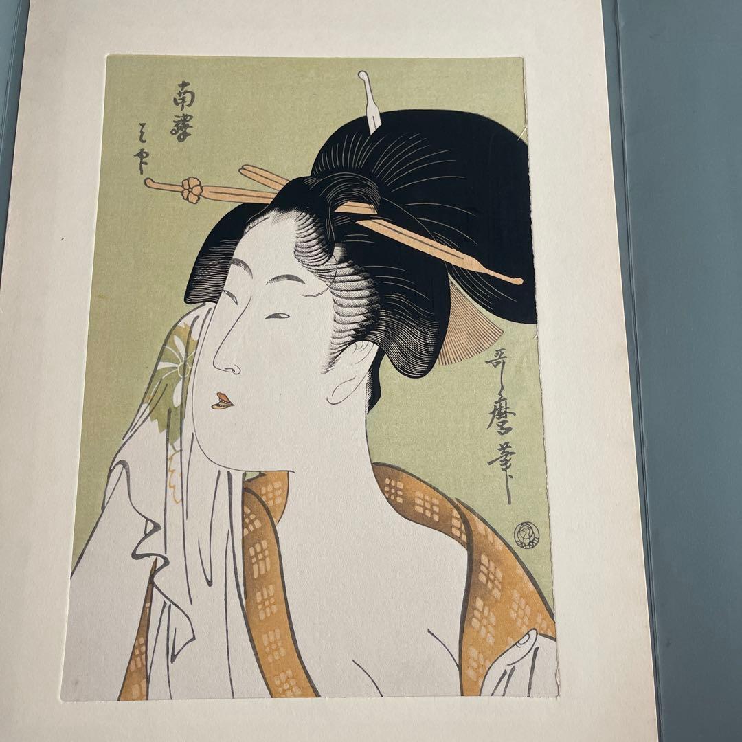 歌麿 浮世絵 Ukiyo-e Print by Utamaro