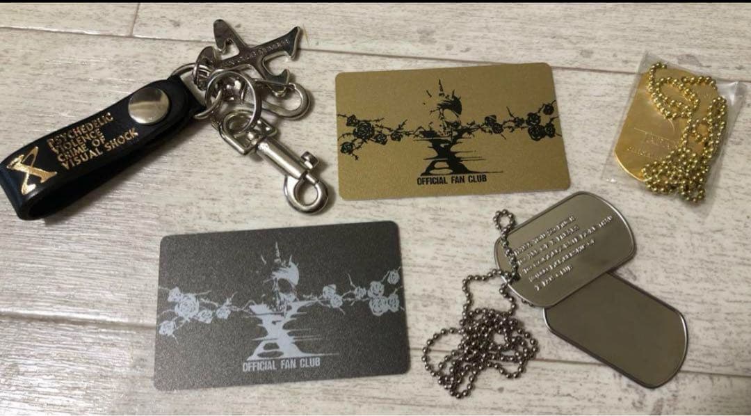 貴重！ＸJAPAN FC特典グッズセット