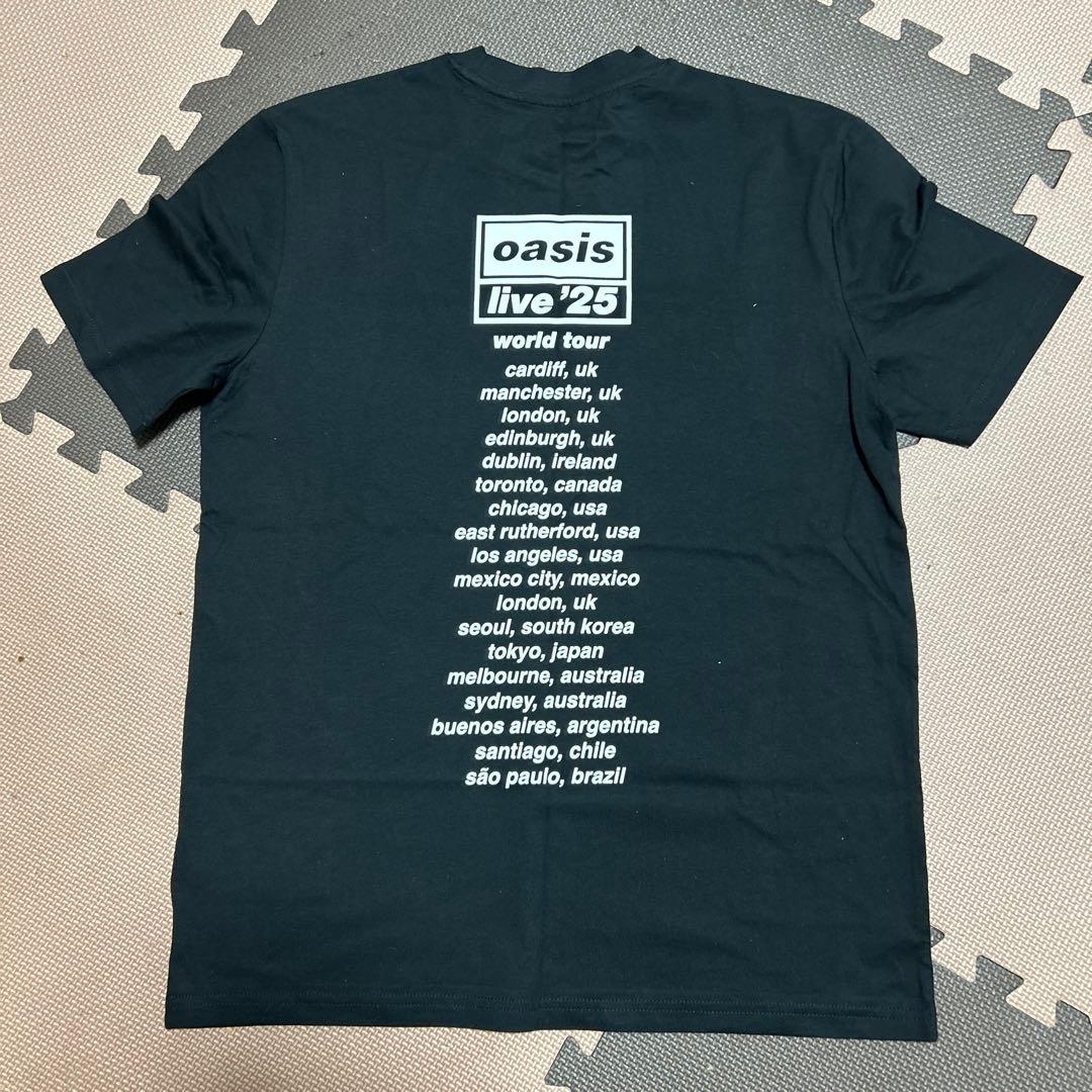 oasis live'25 Tシャツ Mサイズ 黒