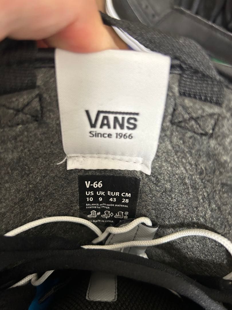 vans RESPONSE スノーボードブーツ ブラック/ブルー