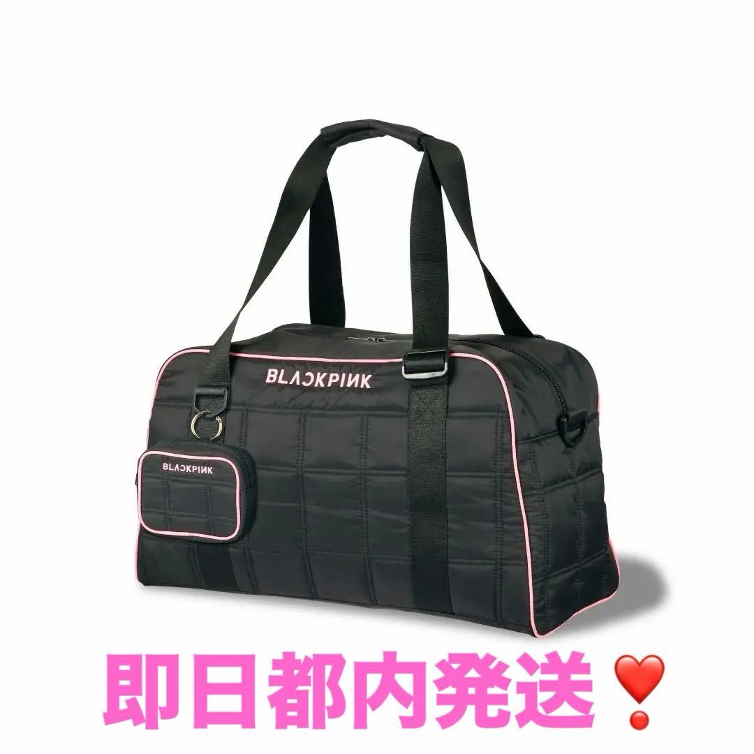 【新品未使用】ボストンバッグ&ポーチ BLACKPINK LOGO バック