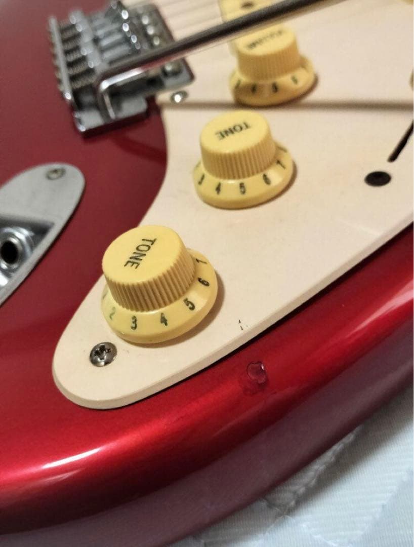 Squier ストラト 赤(CAR) affinity stratocaster