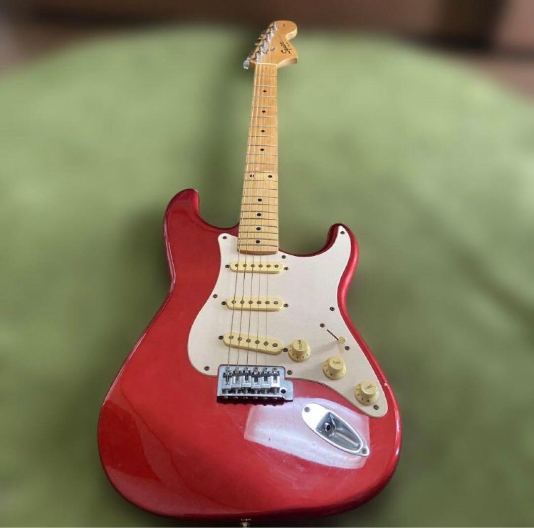 Squier ストラト 赤(CAR) affinity stratocaster