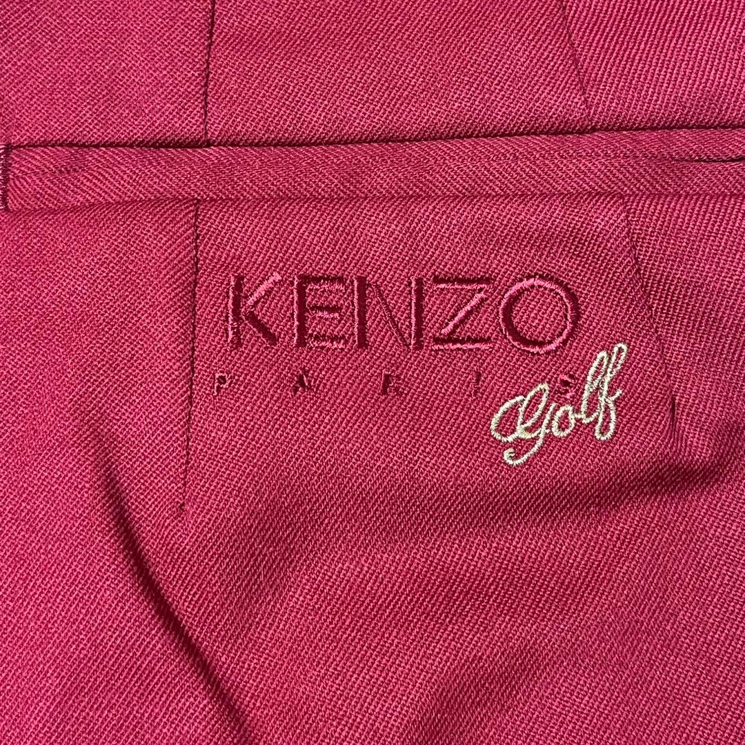 ✨新品 未使用✨ KENZO GOLF パンツ スラックス ワインレッド S