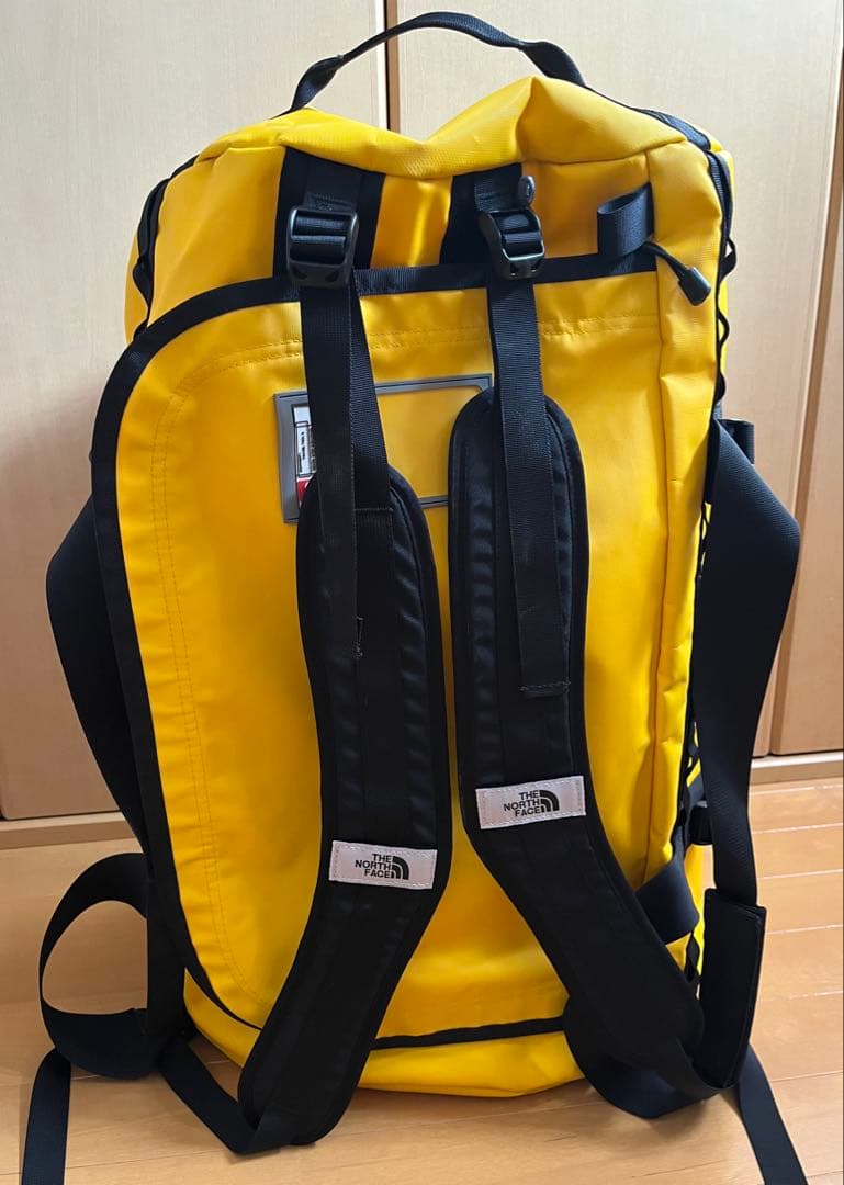 THE NORTH FACE ノースフェイス ボストンバッグ50l　黄✕黒
