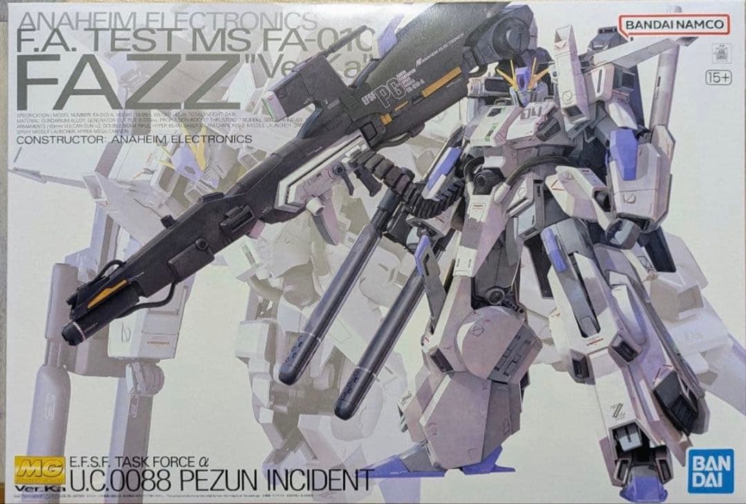 hideチャン　MG 機動戦士ガンダム　FAZZ Ver.Ka