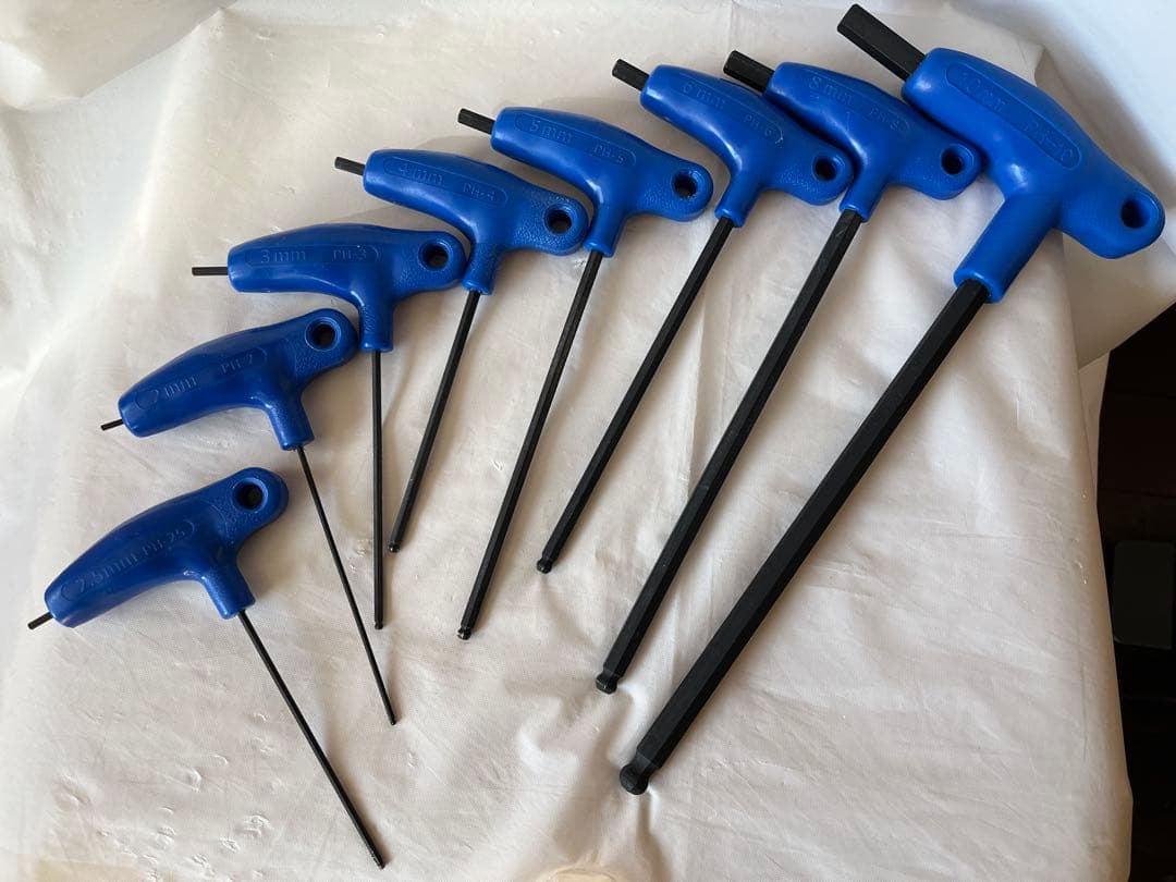 ★美品　ParkTool（パークツール） ヘックスレンチセット 8本セット