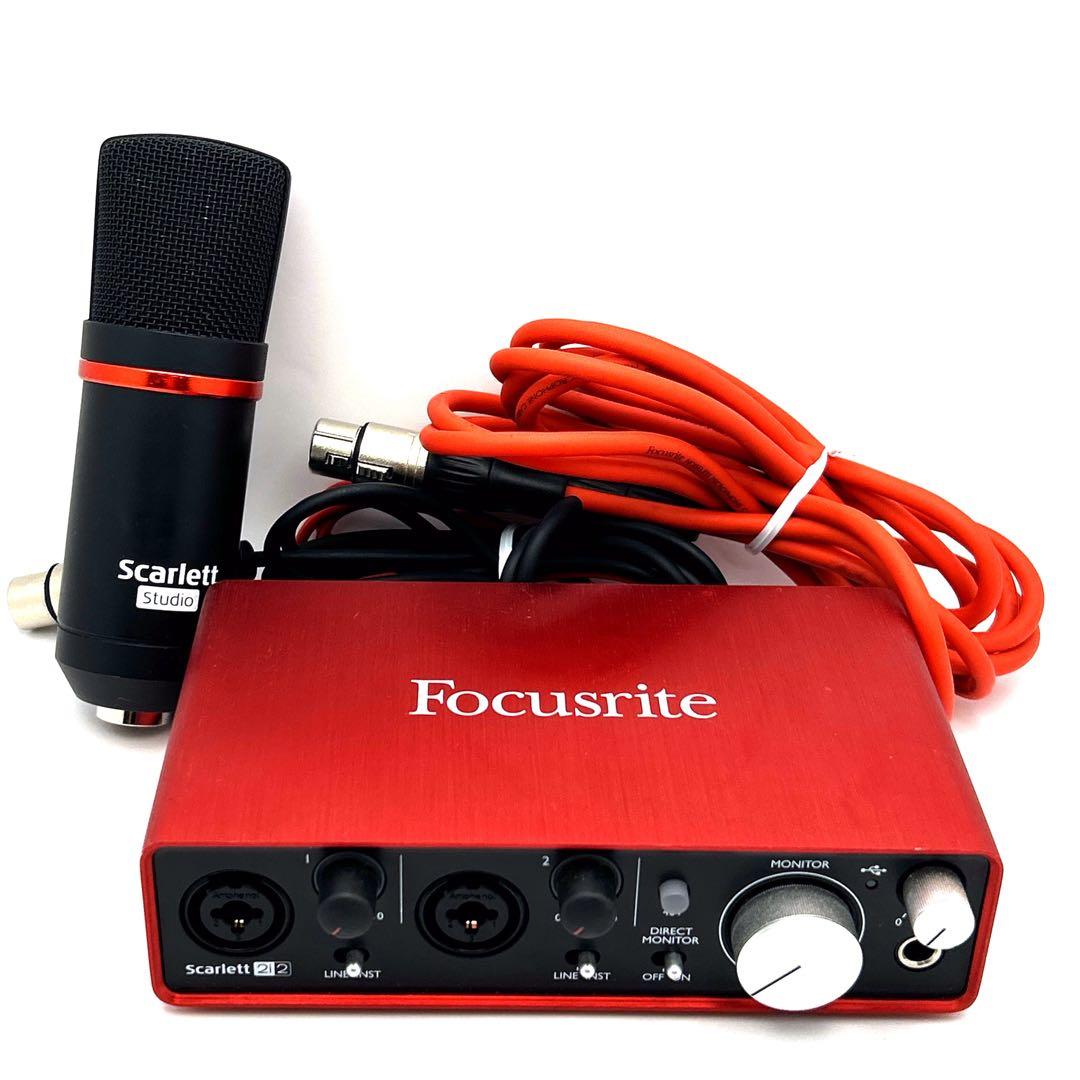 Focusrite Scarlett 2i2 オーディオインターフェイス　美品