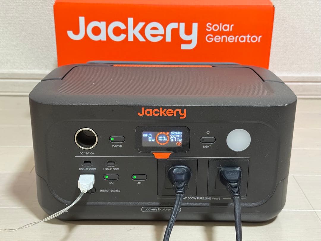 【美品】Jackery 512Wh ポータブル電源