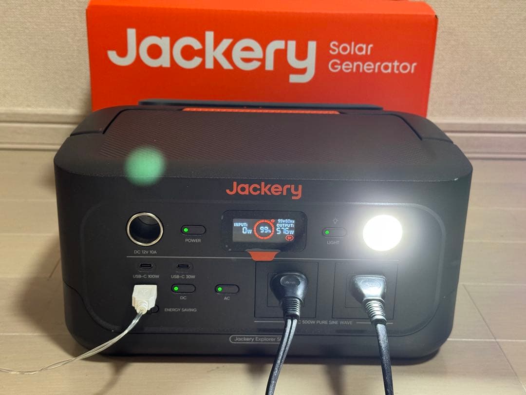 【美品】Jackery 512Wh ポータブル電源