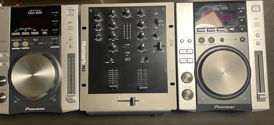 DJ機材フルセット CDJ200×2 NumarkM2 Fostex