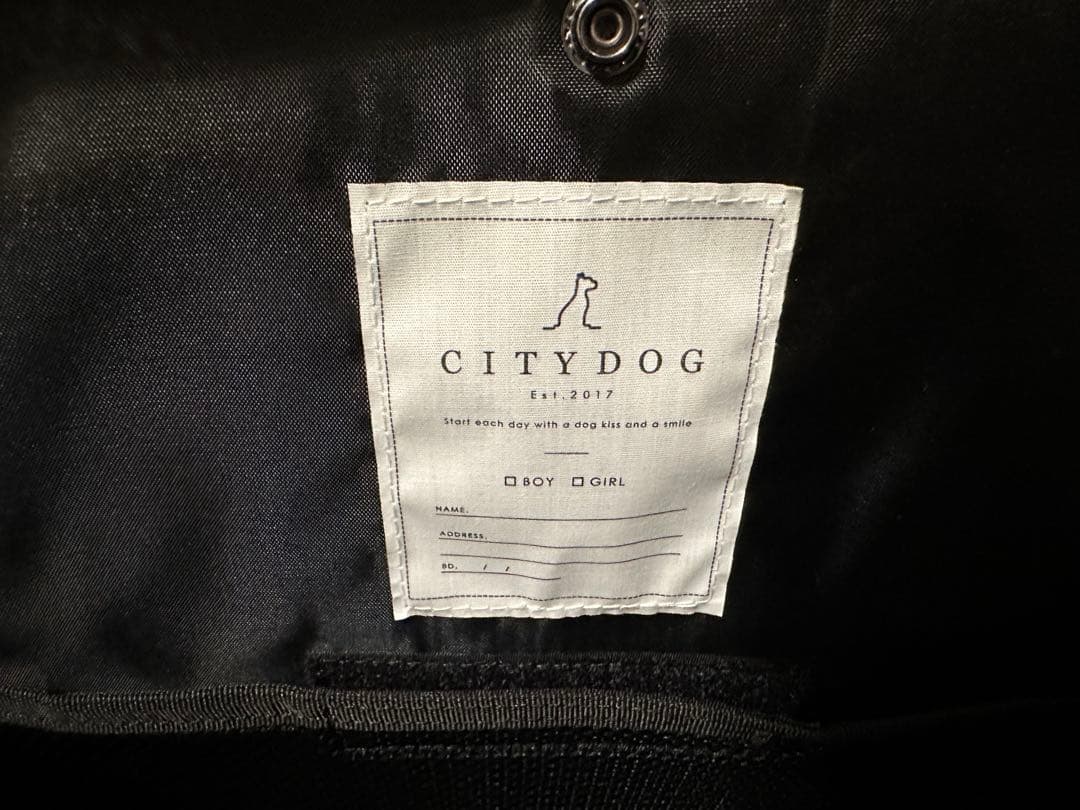 【CITYDOG】新品　リュック ネオプレーンバックパックキャリー　L ブラック