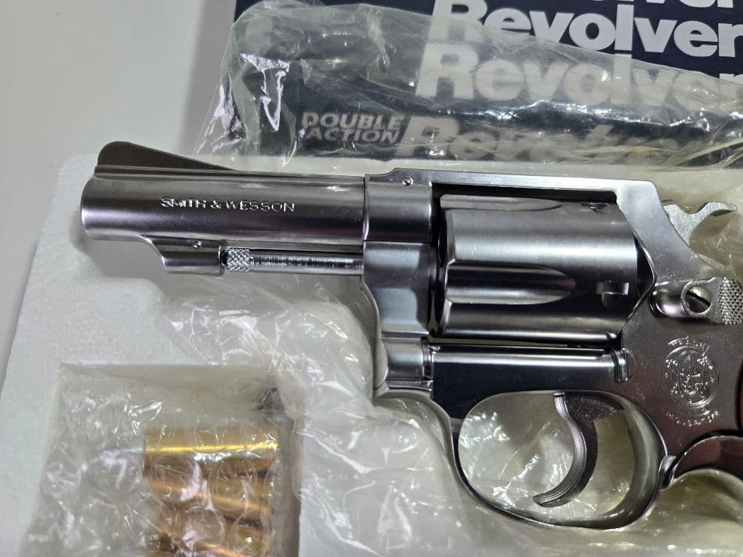 モデルガン S&W M60 .38スペシャル ３インチ ステンレスVer.2