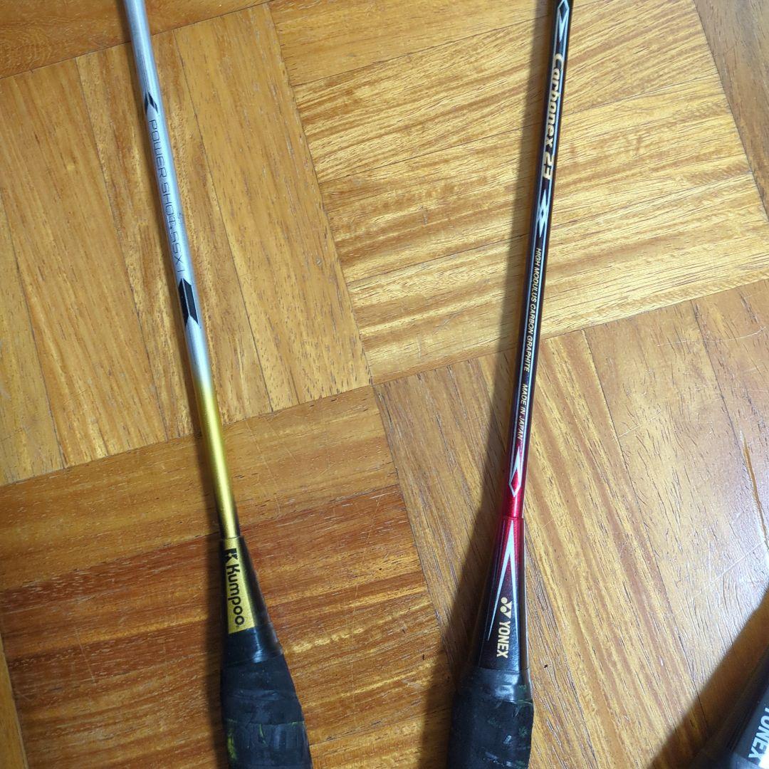 バドミントンラケット 3本セットYONEX Kumpoo