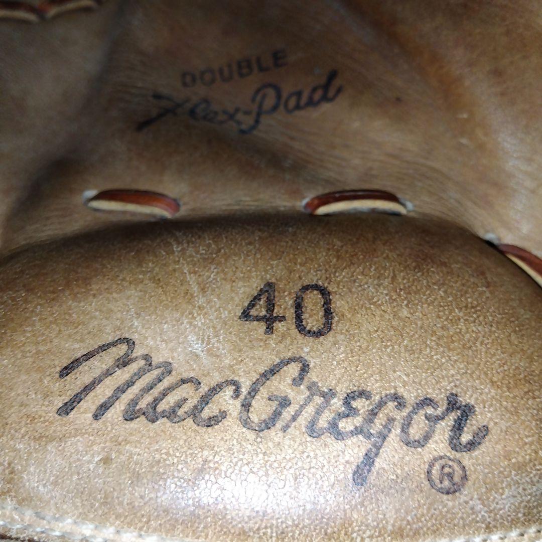 【ビンテージ レア】1960年代 MacGregor キャッチャーミット レザー