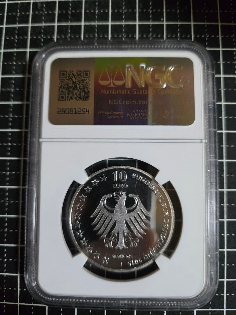 2015 ドイツ 10E 銀貨 海上捜索と救助 150周年 NGC PF69UC
