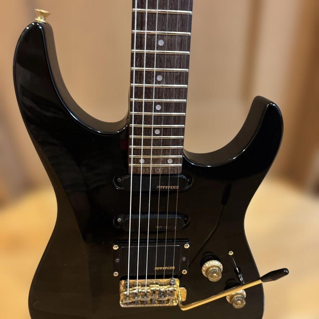金ロゴ FERNANDES SFR-512 ストラトゴールドパーツ仕様 アーム付