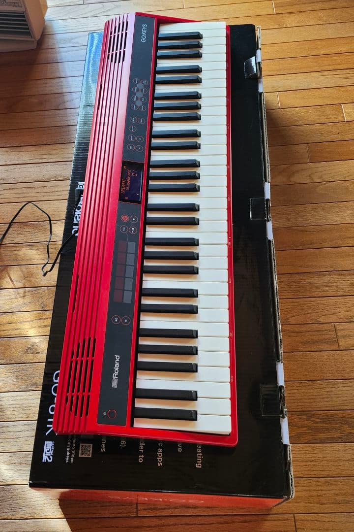 【美品】Roland GO:KEYS 61鍵 赤 レッド