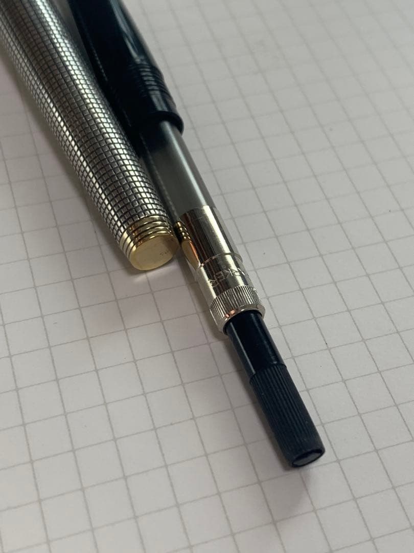 PARKER 75 初期万年筆とボールペンのセット　スターリングシルバー