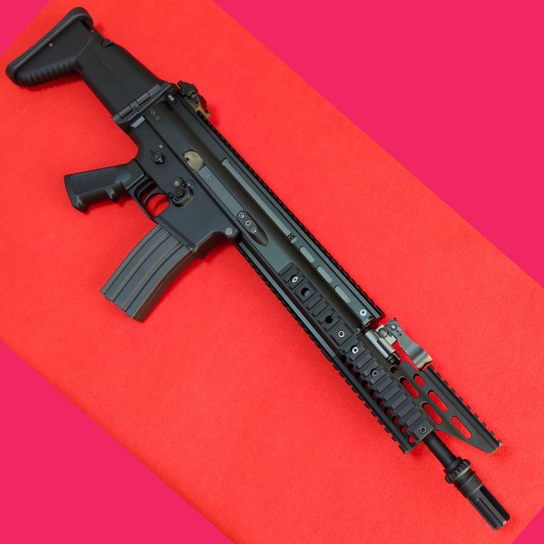 東京マルイ　次世代電動ガン SCAR-L ブラック　ブースター付