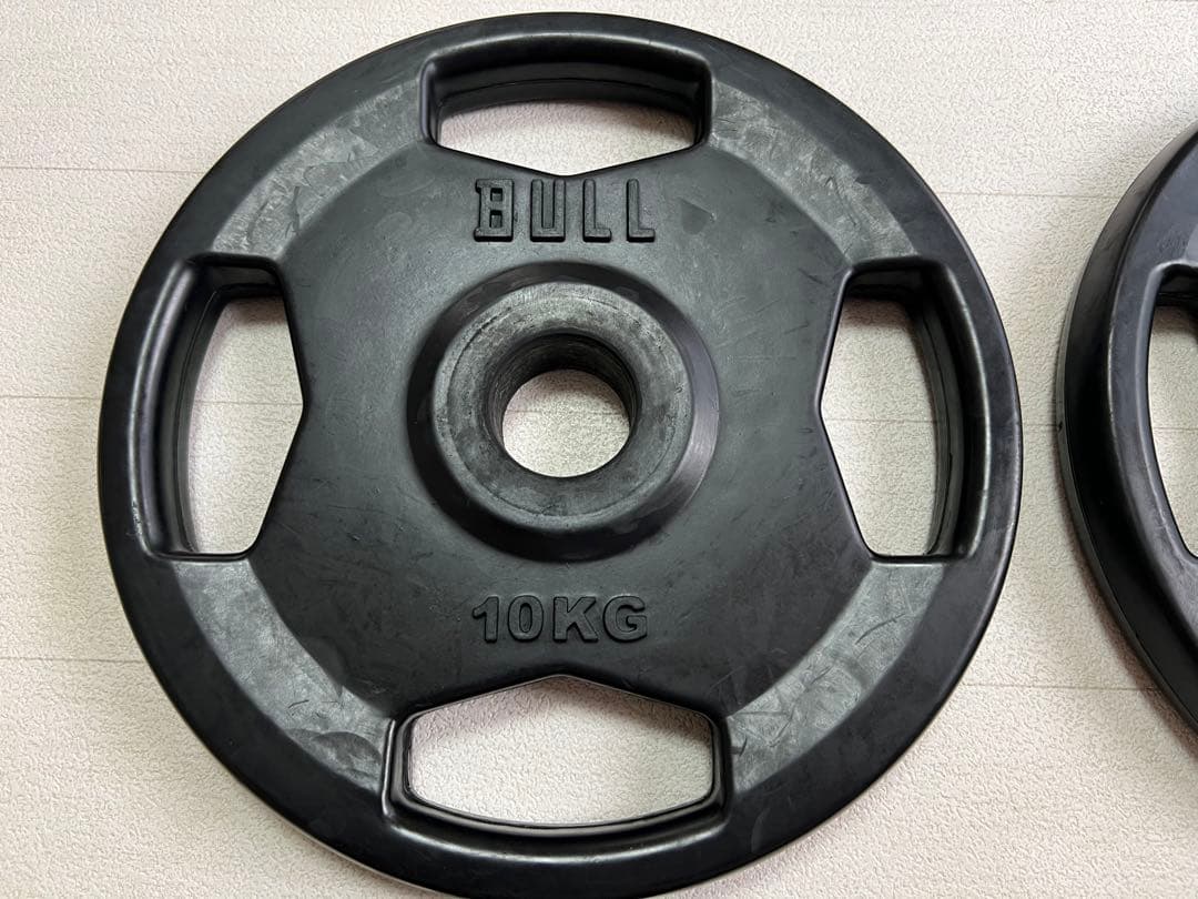 BULL 10KG ラバープレート　4枚セット