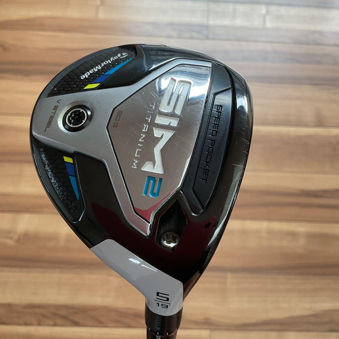 TaylorMade SIM2 5w 19度　純正シャフトSR