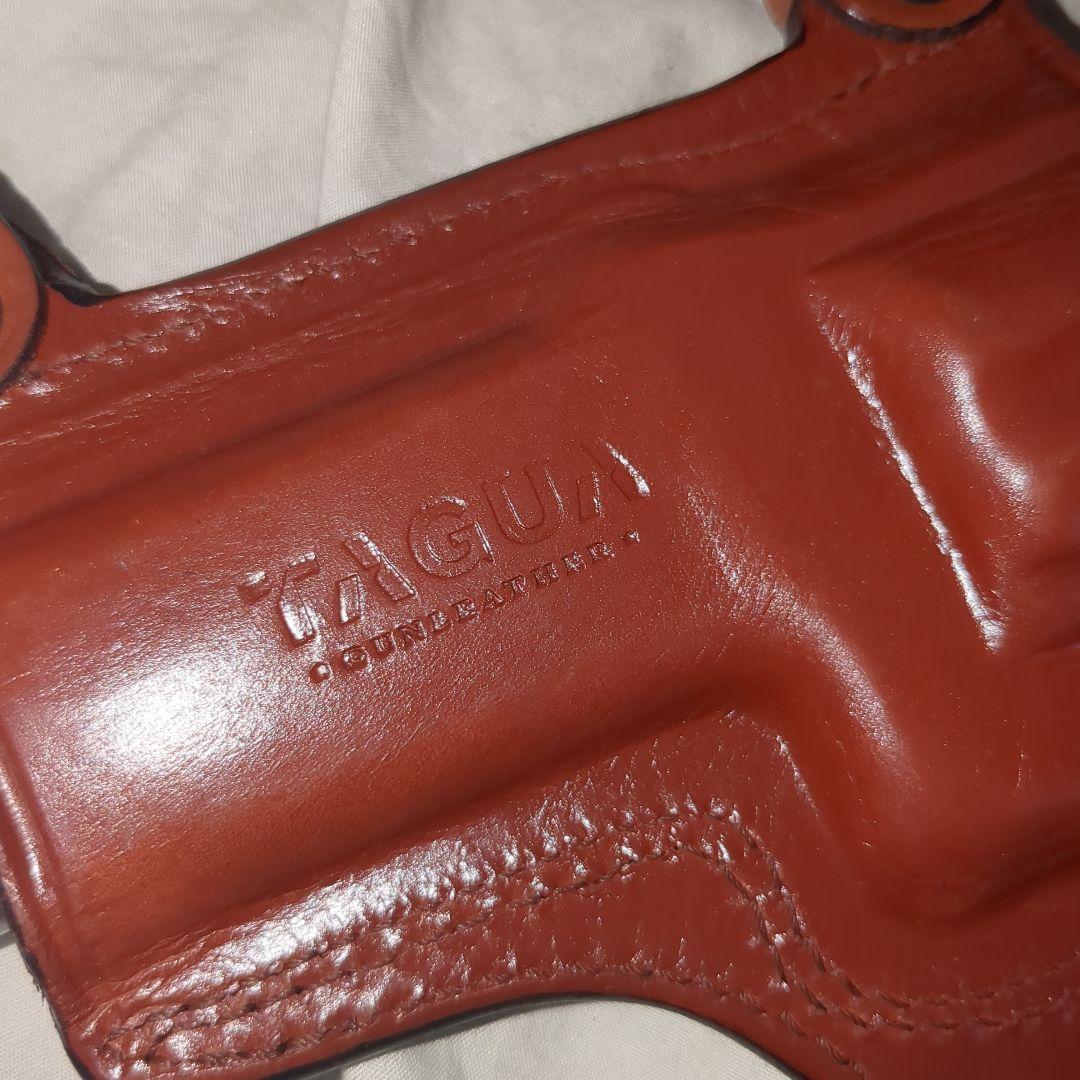 tagua gunleather実物　リボルバー用本革レザーショルダーホルスター