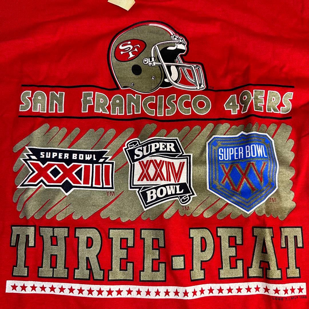 新品 希少San Francisco 49ers スーパーボウル記念Tシャツ Ｌ