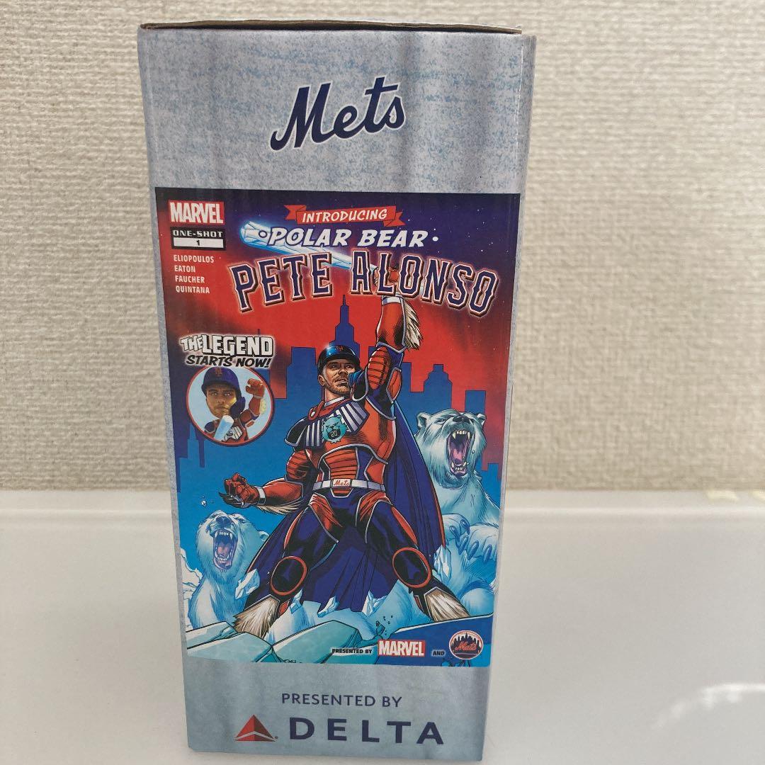 New York Mets ピーターアロンソ Marvel コラボ 首振り人形