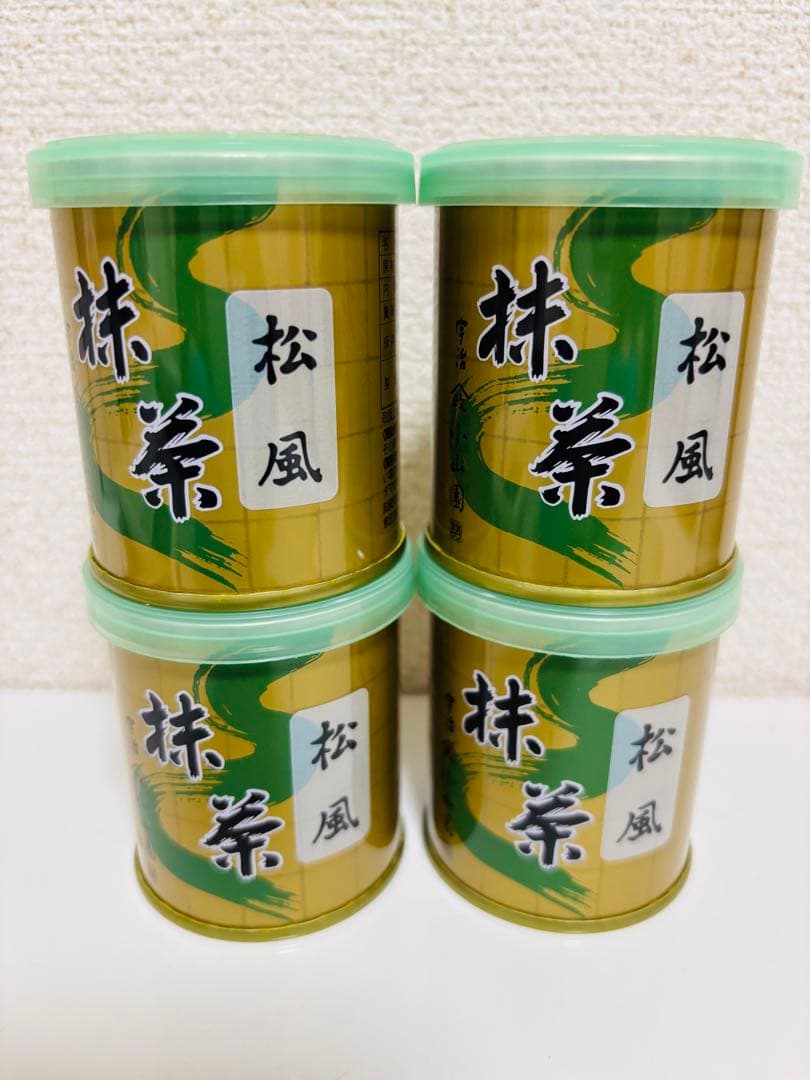 山政小山園 抹茶　[松風] 30g缶　4缶セット