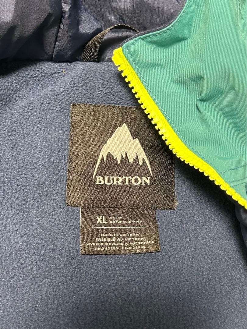 BURTON バートンスノボウェア　kids XL ピーコックグリーン
