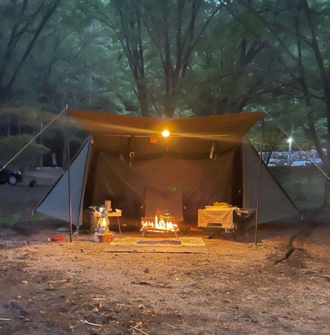 取説付き《テンマク炎幕DX仕様》二股フレーム快適空間⭐︎楽々設営