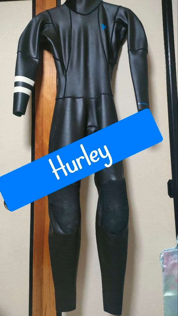 Hurley 0.5ブラックウェットスーツ ジッパー レディース