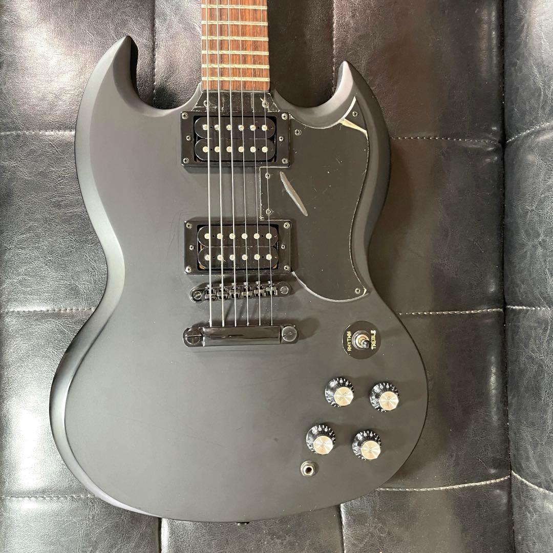 Epiphone Goth SG Ⅻ キルスイッチ搭載 艶消し塗装 ゴシック
