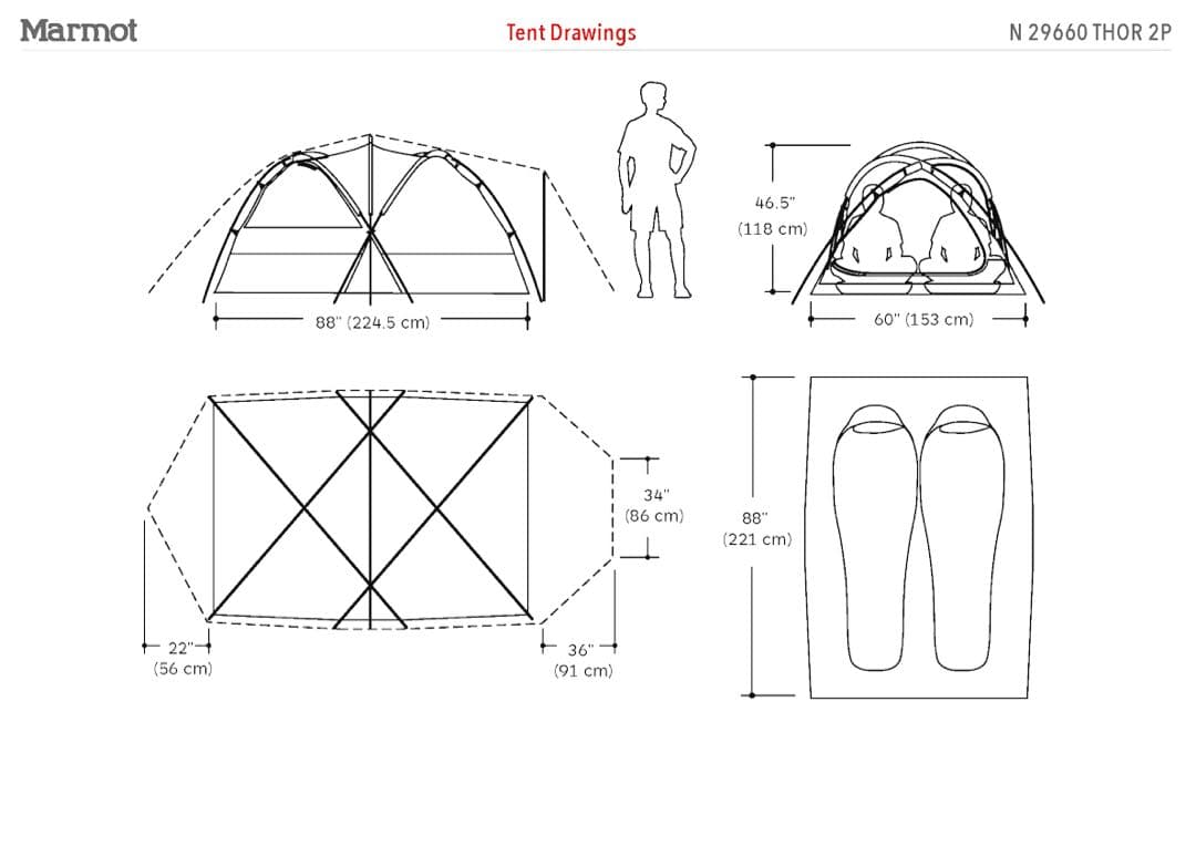 テント・タープ Marmot Thor 2p Tent