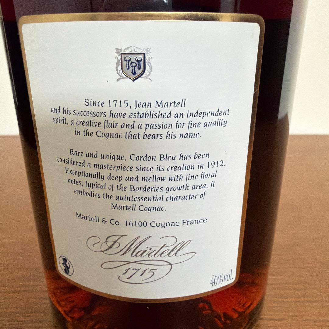 ブランデー MARTELL CORDON BLEU 1.0L 40%