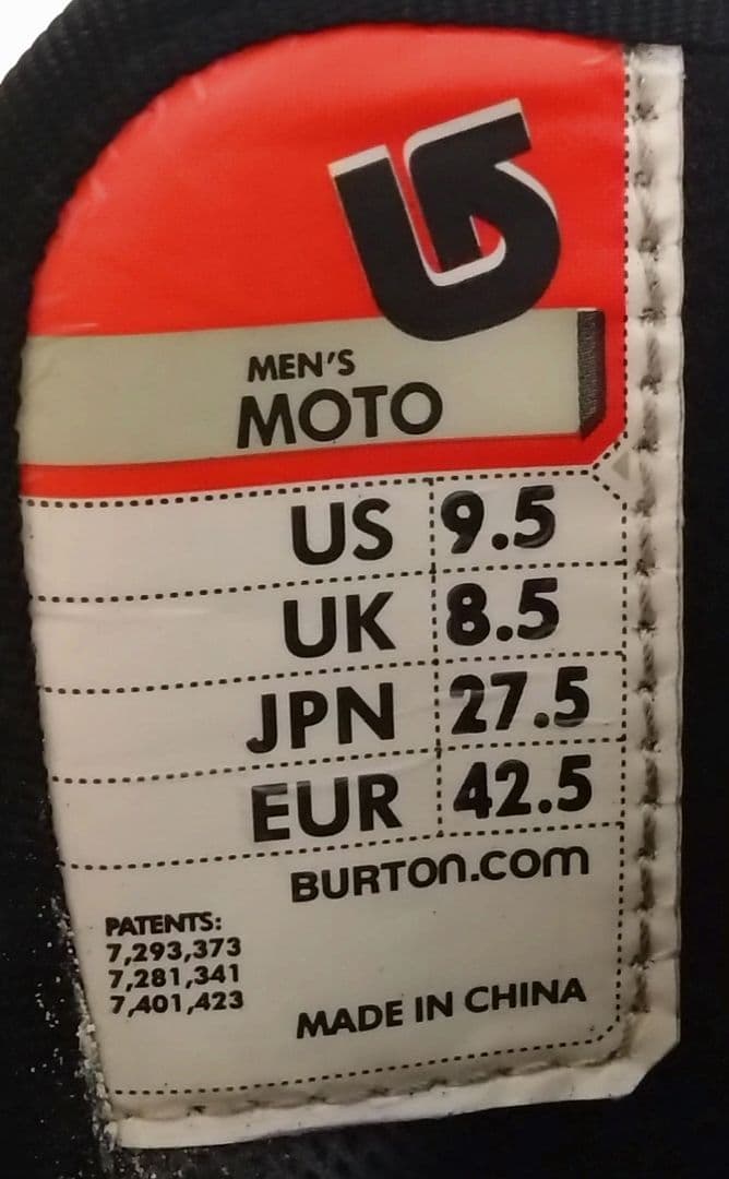 BURTON MOTO スノボブーツ 27.5 バートン フリースタイル