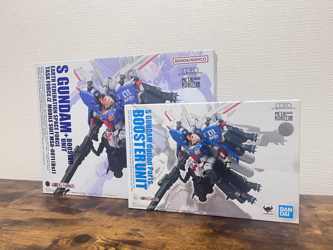 【開封品】L ROBOT魂 Sガンダム ブースター・ユニット装着型セット
