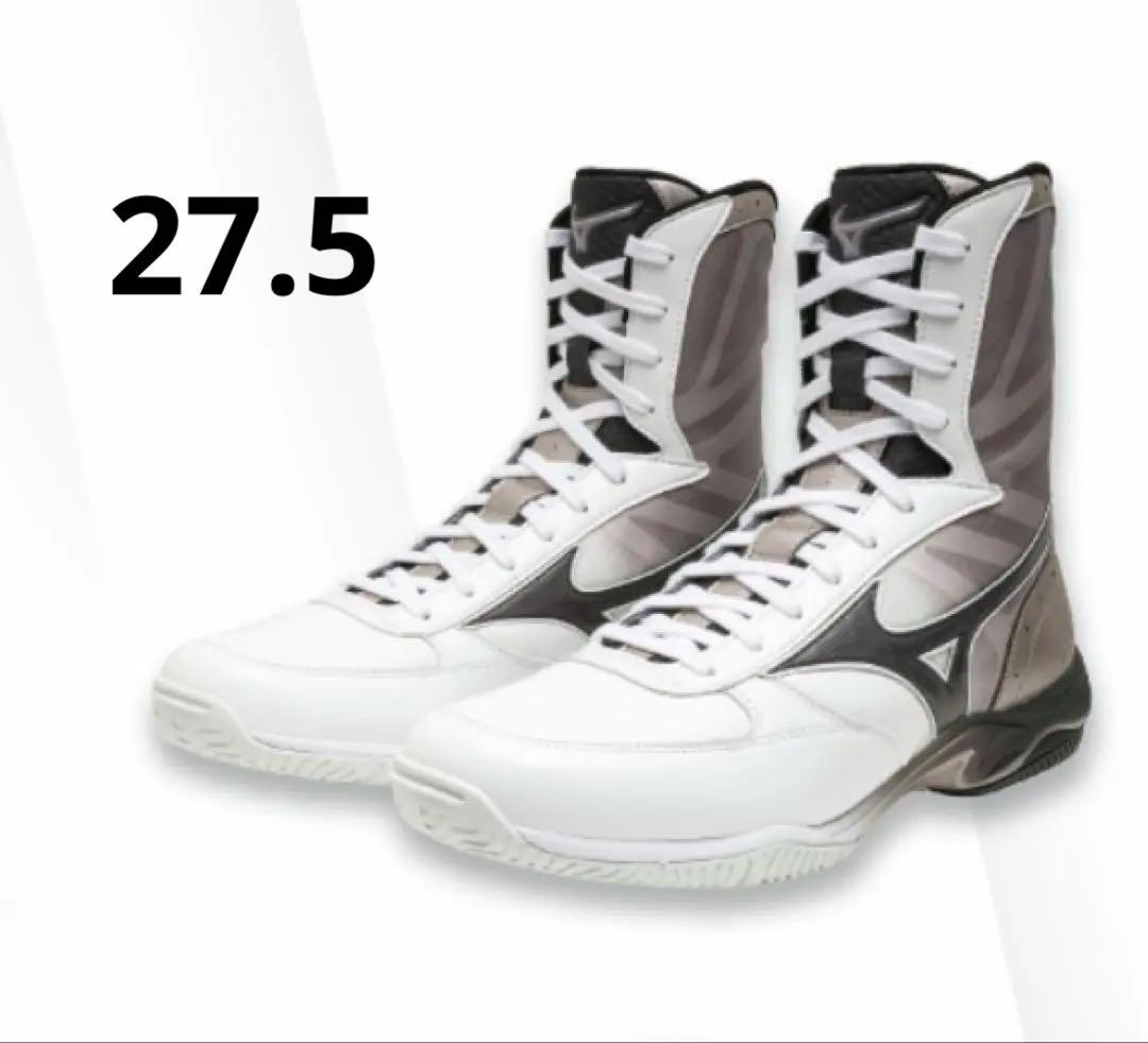MIZUNO ボクシングシューズ ウエーブモンスターWhite 27.5