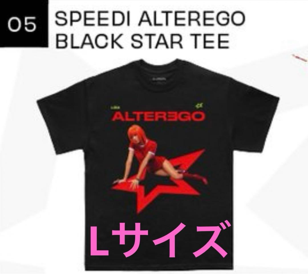 限定 LISA SPEEDI ALTEREGO BLACK STAR TEE