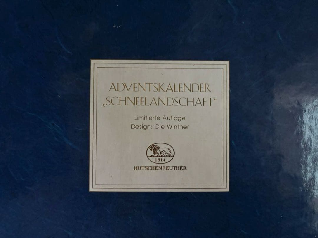 フッチェンロイター　アドバンストカレンダー　陶器製　未使用未開封品